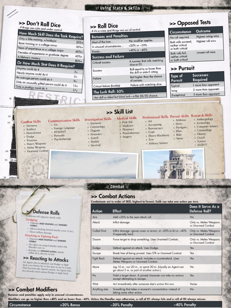 Delta Green RPG - Handler's Screen | PDF