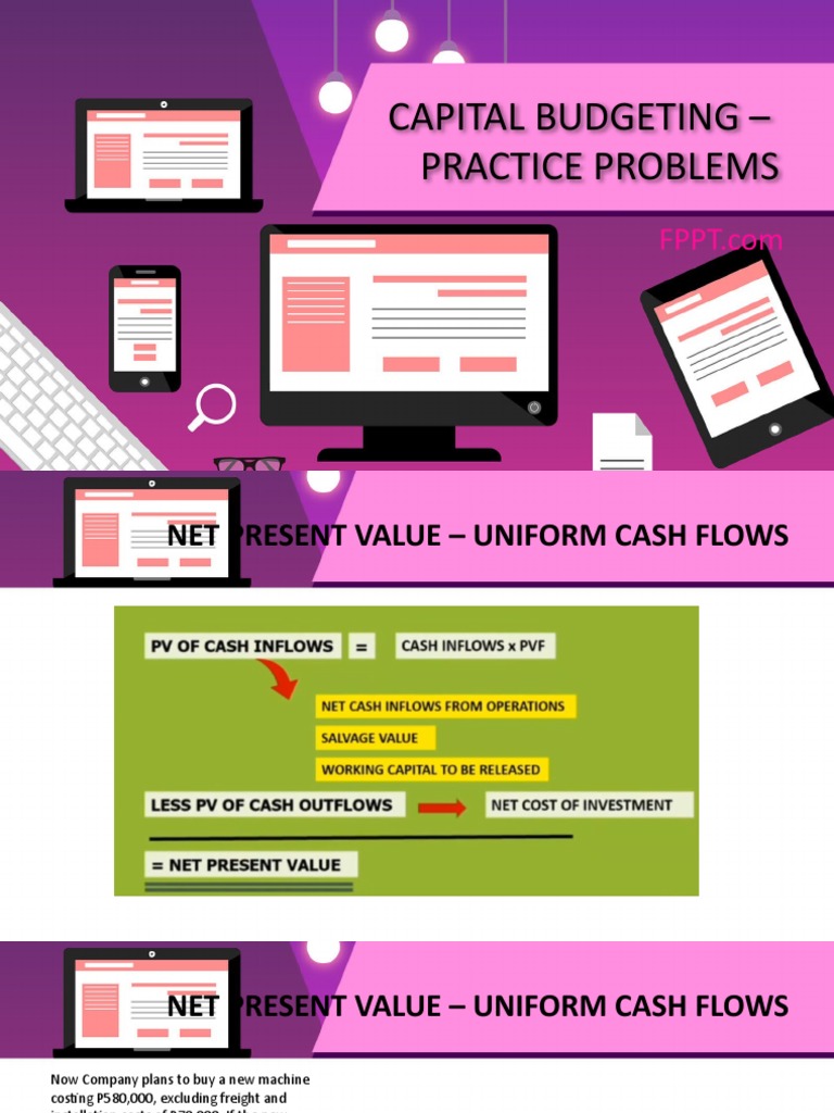 Capital Budgeting Practice Problems | PDF | Net Present Value | Capital ...