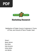 Potato Corner SWOT Analysis | PDF | Brand | Fast Food