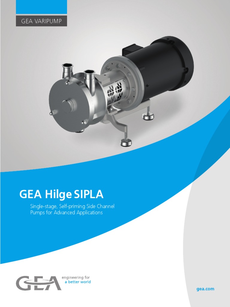Gea Hilge Sipla Brochure Us 170785 | PDF | Pump | Chemical Engineering