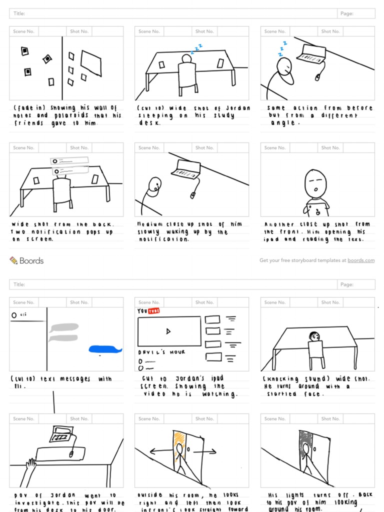 Story Board Sample | PDF