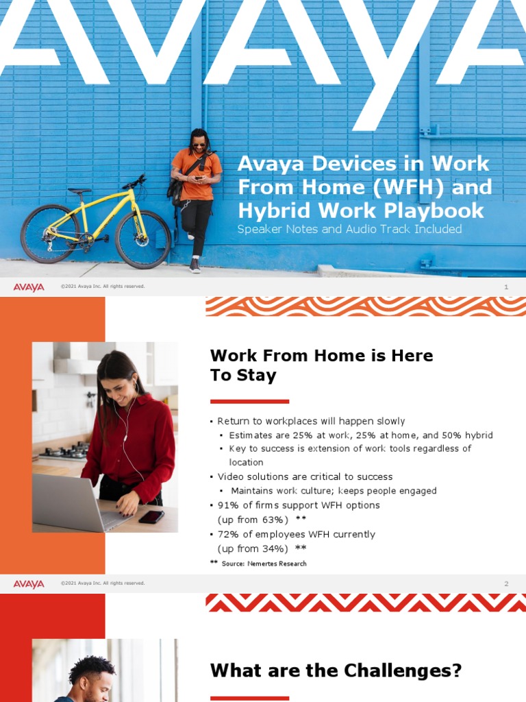 Avaya Devices in Work From Home-PLAYBOOK | PDF | Android (Operating System) | Sales