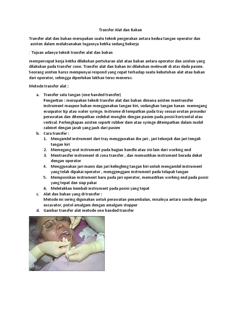 One Handed Transfer | PDF