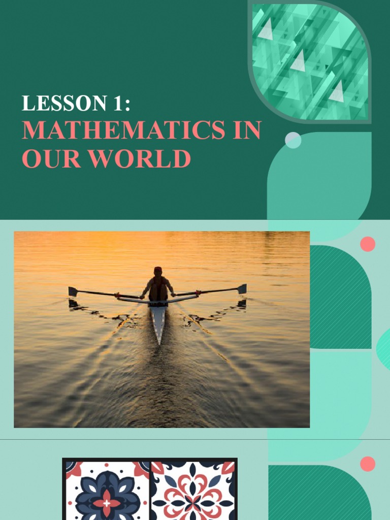 Lesson 1_mathematics in Our World | PDF | Pattern | Mathematics