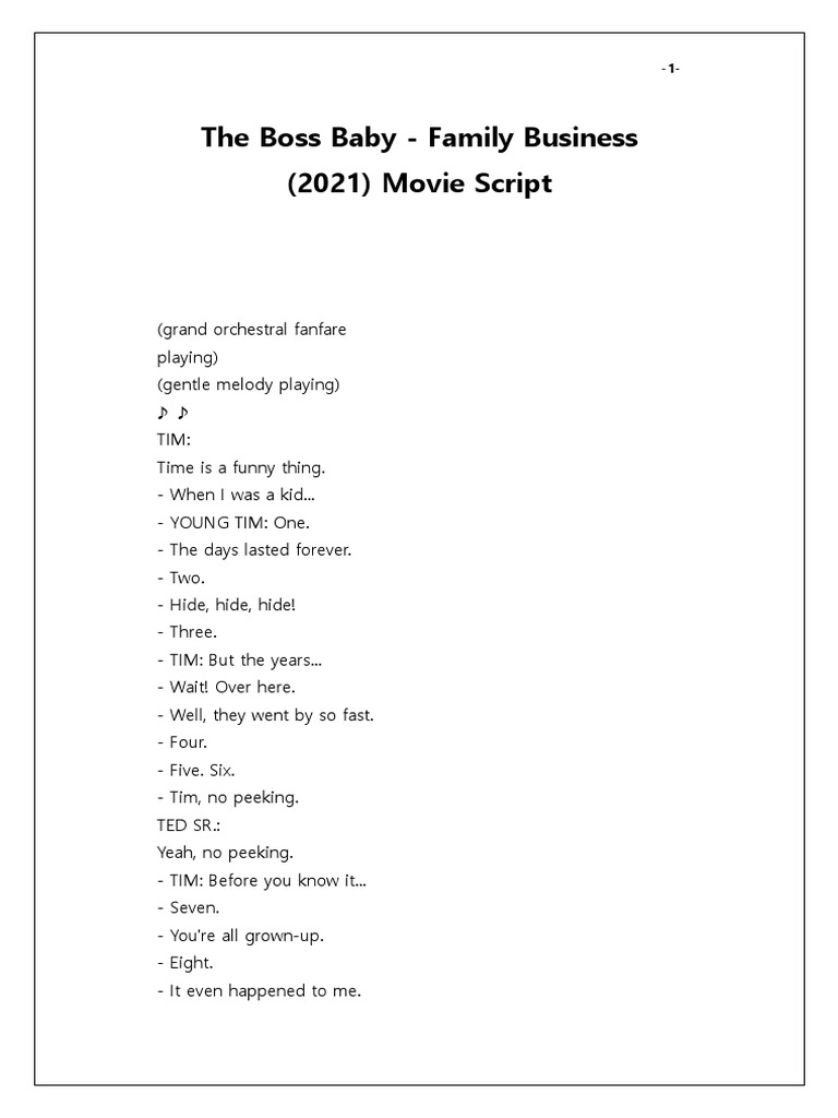 The Boss Baby - Family Business (2021) 보스베이비2-5p sample | PDF