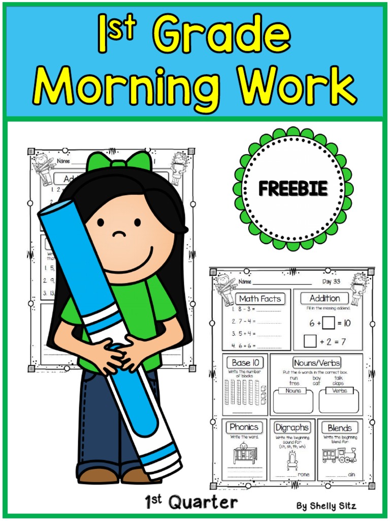 First Grade Morning Work Sample | PDF | Cognition | Language Families