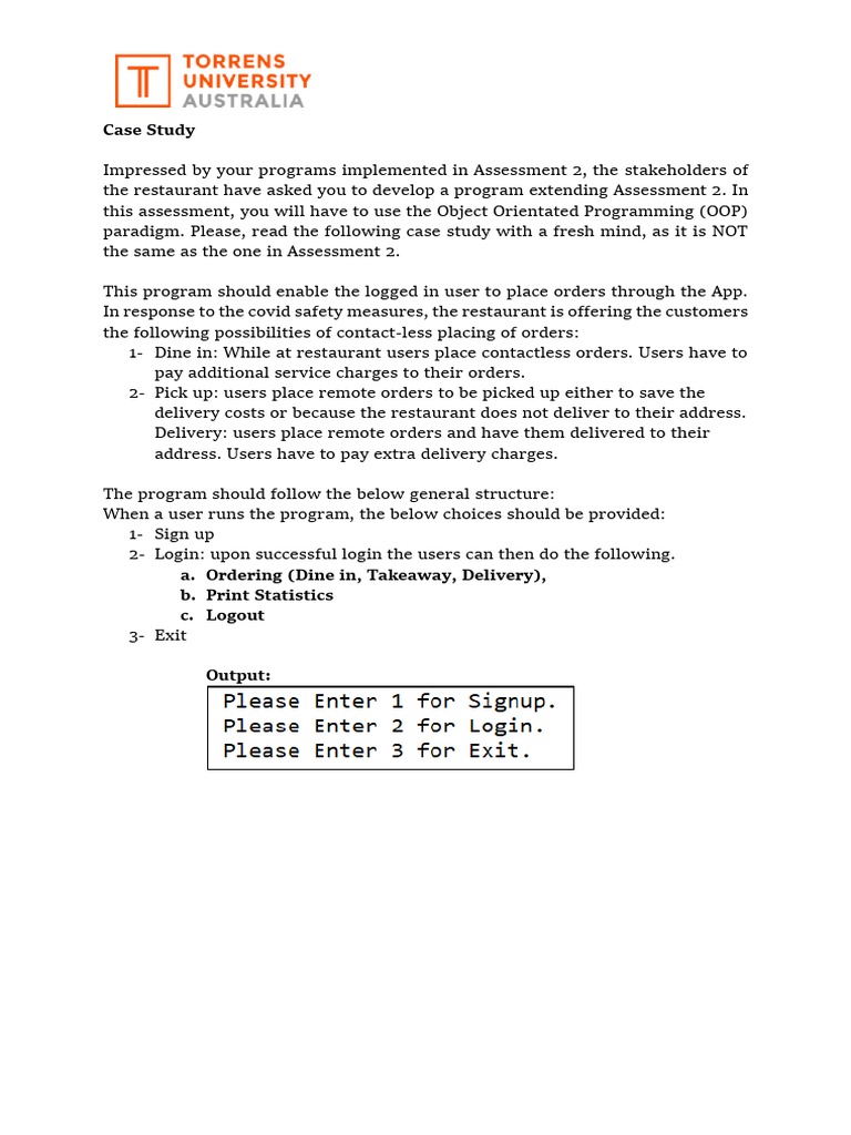 MIS501 Assessment 3-Final (1) - 220726 - 061808-2 | PDF | Login | Menu