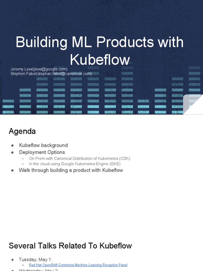 Building ML Products With Kubeflow (PDFDrive) | PDF | Cloud Computing | Systems Engineering
