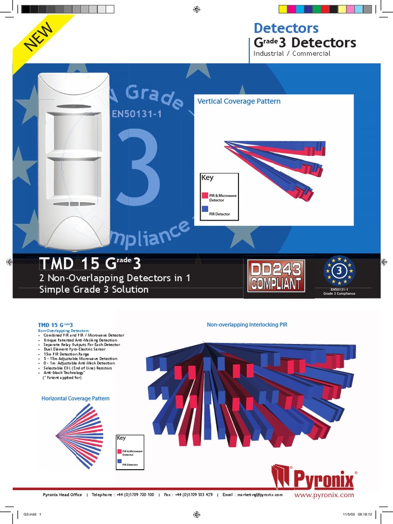 TMD 15 Grade3: A Dual Detector Security Solution Providing Non ...