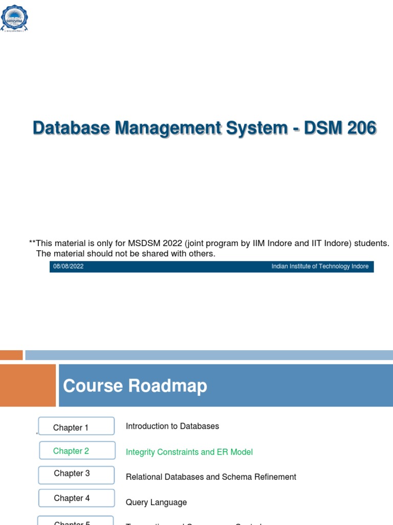 Chapter 2 | PDF | Relational Database | Data Model