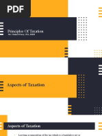Principles of Sound Tax System Explained | PDF | Taxes | Taxation