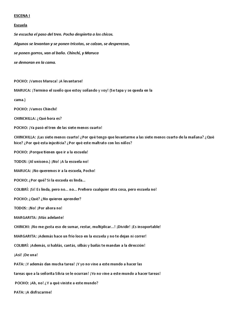 ESCENA 1 Derechos Torcidos | PDF