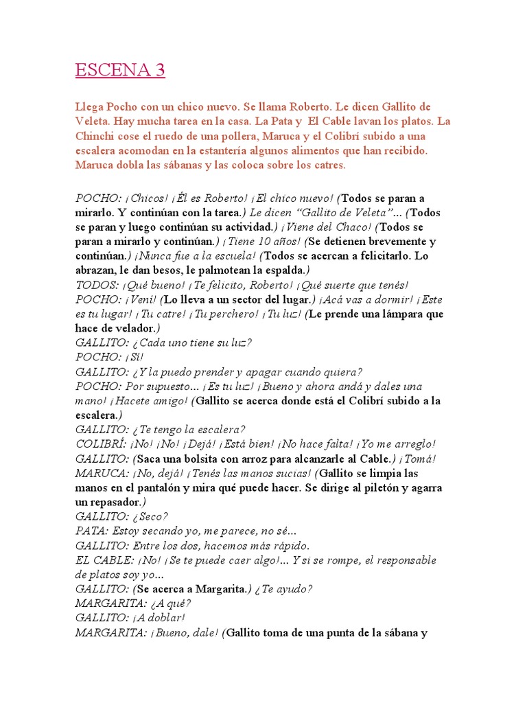 ESCENA 3 . DERECHOS TORCIDOS | PDF