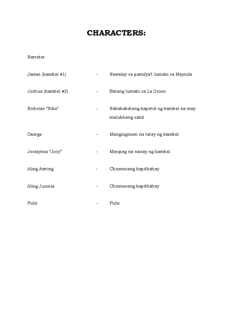 Radio Drama Script (FILIPINO) | PDF