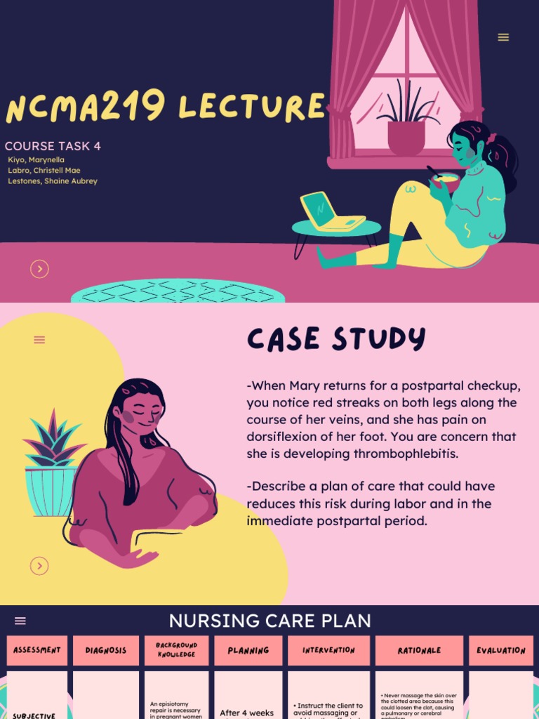 Ncma219 Course Task 4 | PDF | Vein | Edema