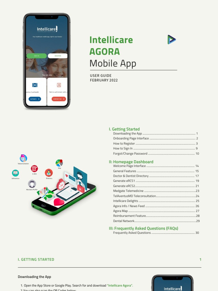 Intellicare Agora User Guideline Version 4 | PDF | Google Play | Login