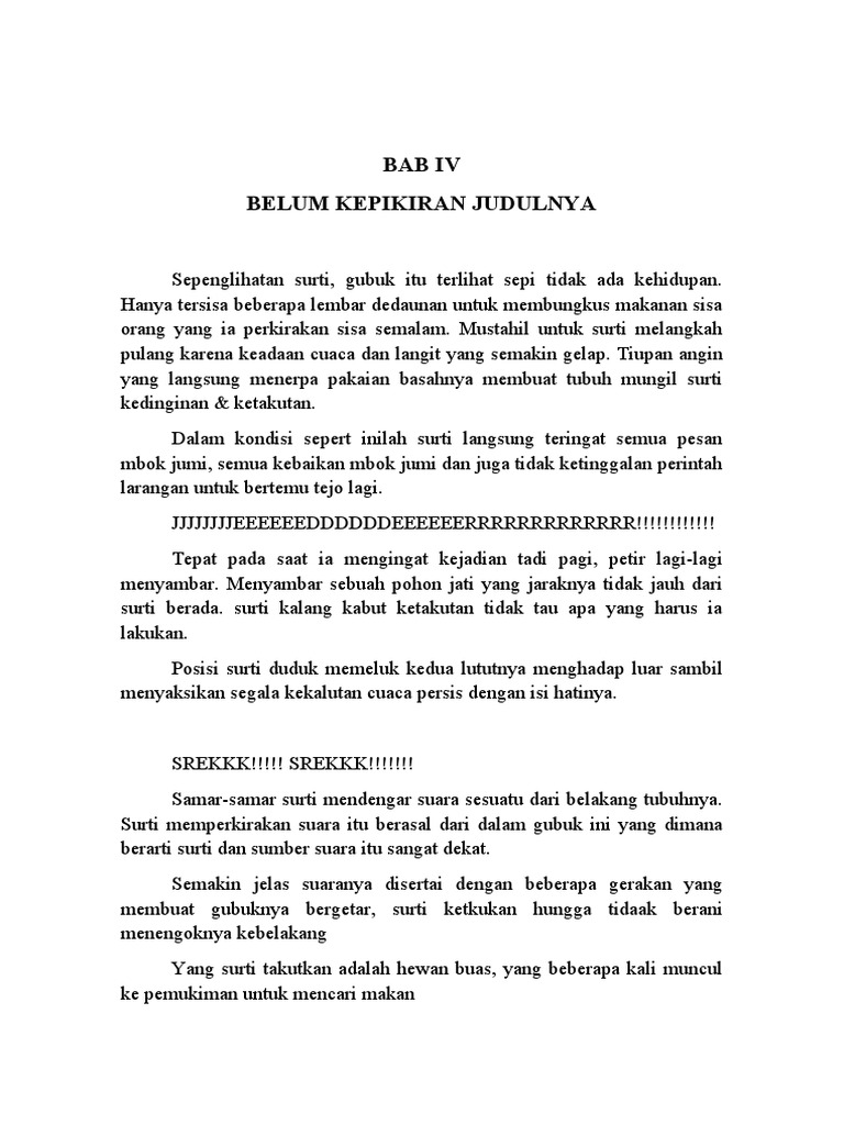 Novel - Bab Iv | PDF