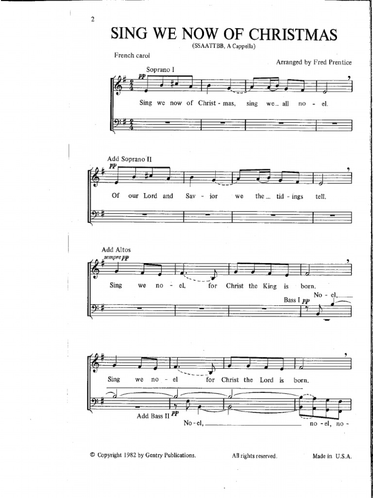 Sing We Now | PDF