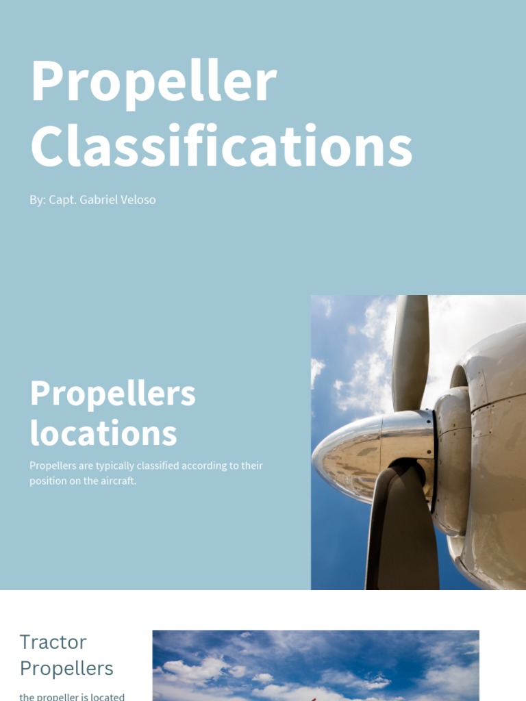 Propeller Classifications | PDF | Aircraft | Propeller