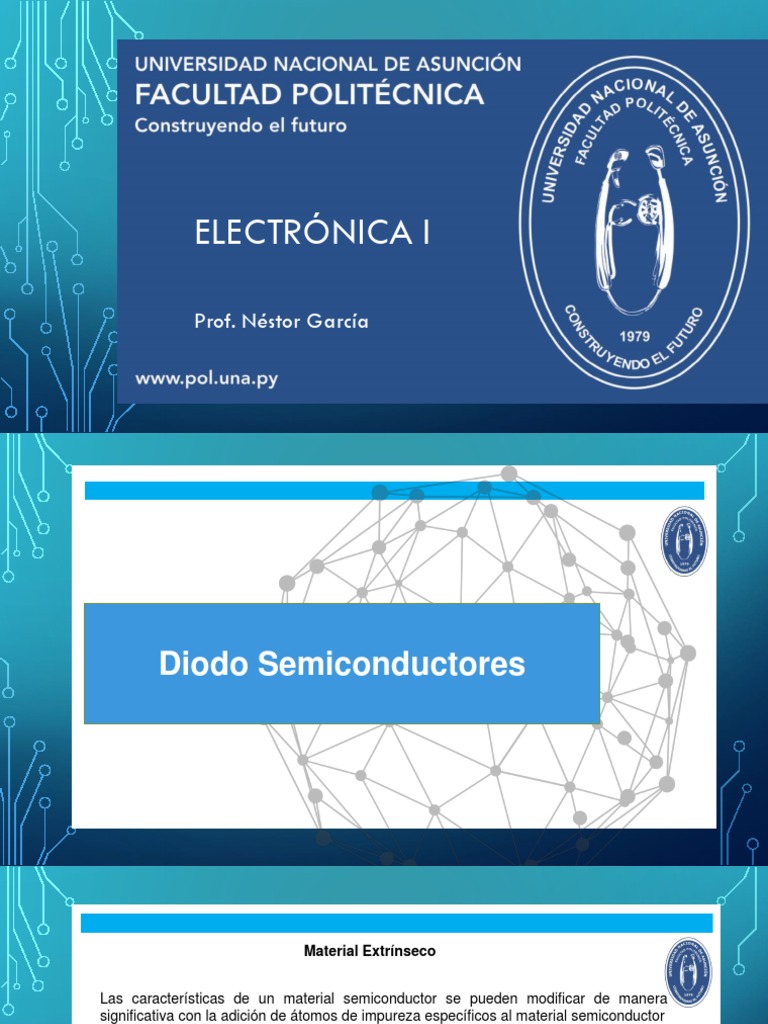 Unidad Ii | PDF | Semiconductores | Diodo