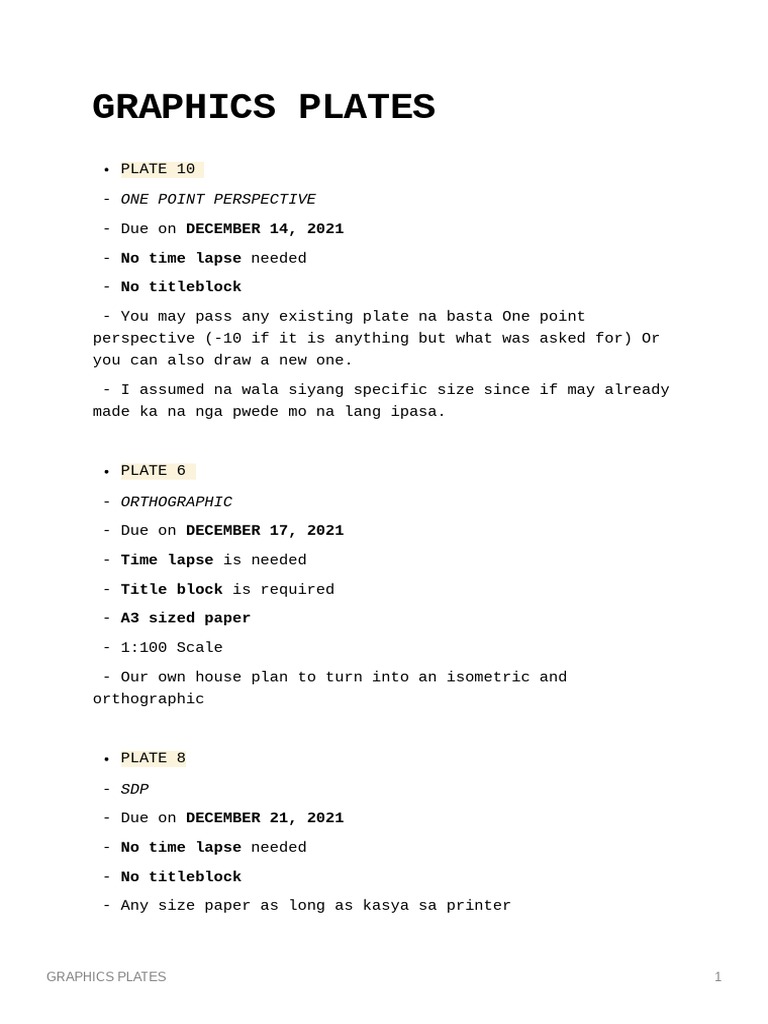 Graphics Plates | PDF