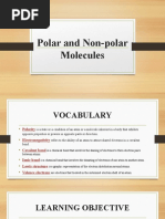 Polarity of Molecules Hand-Out | PDF | Chemical Polarity | Covalent Bond