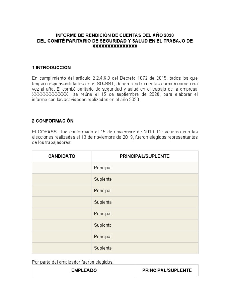 Rendicion de Cuentas Grupos de SST Ok | PDF | Medicina | Ciencias de la Salud
