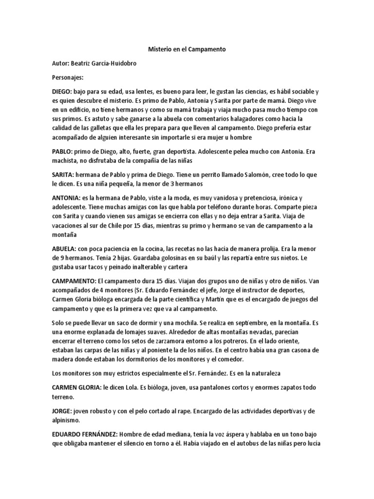 Misterio en El Campamento | PDF | Alpinismo | Montañas Misterio en El Campamento | PDF | Alpinismo | Montañas