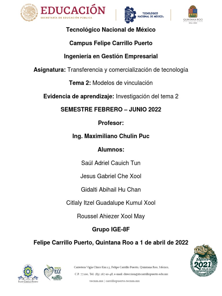 Investigacion - TM2 Tyc | PDF