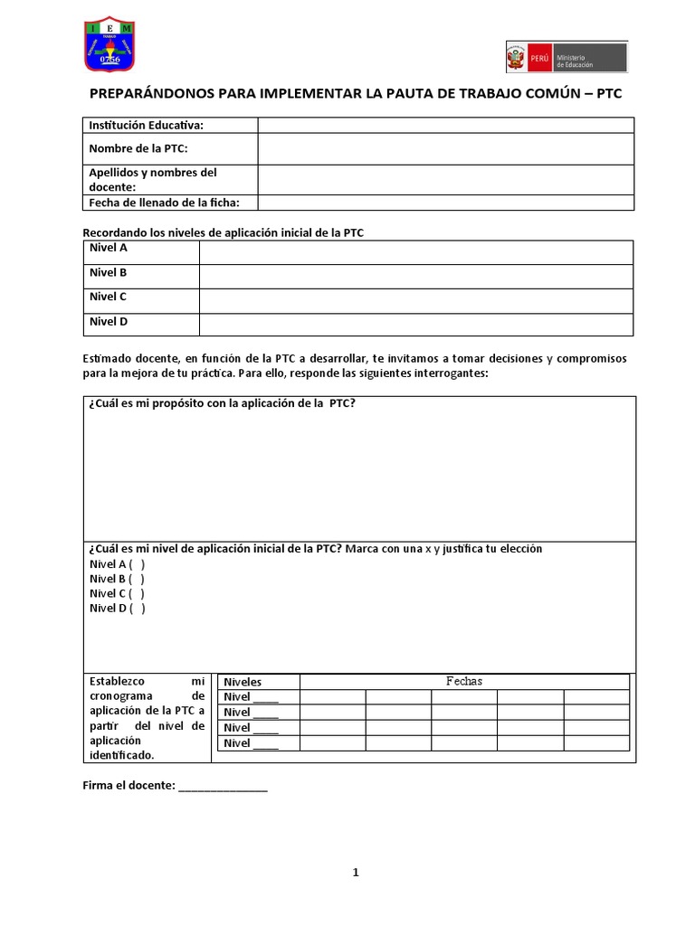 Anexos Del Protocolo de La PTC | PDF | Aprendizaje | Cognición