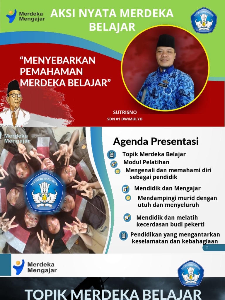 Aksi Nyata Merdeka Belajar Sutrisno | PDF