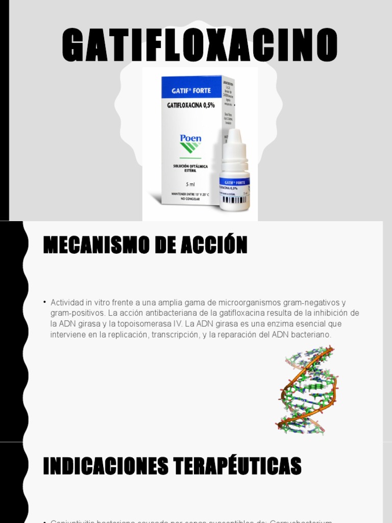 Gatifloxacino | PDF