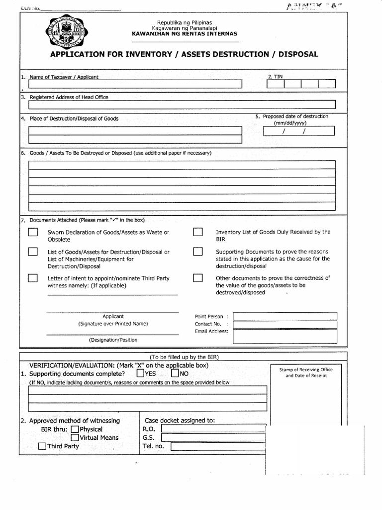 Bir Annex A - 2022 Rev | PDF | Written Communication