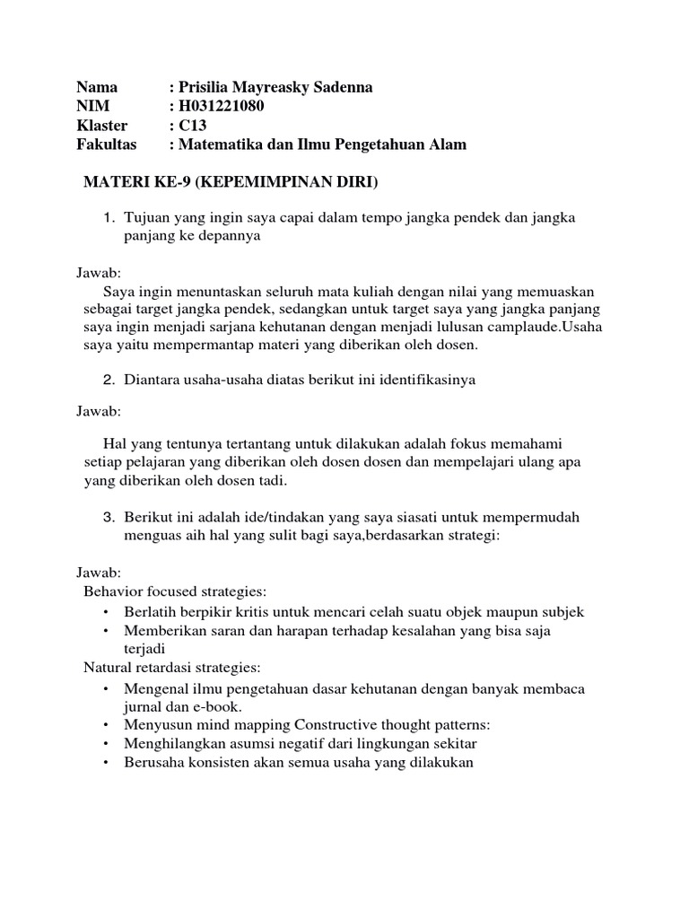 Prisilia Mayreasky Sadenna | PDF