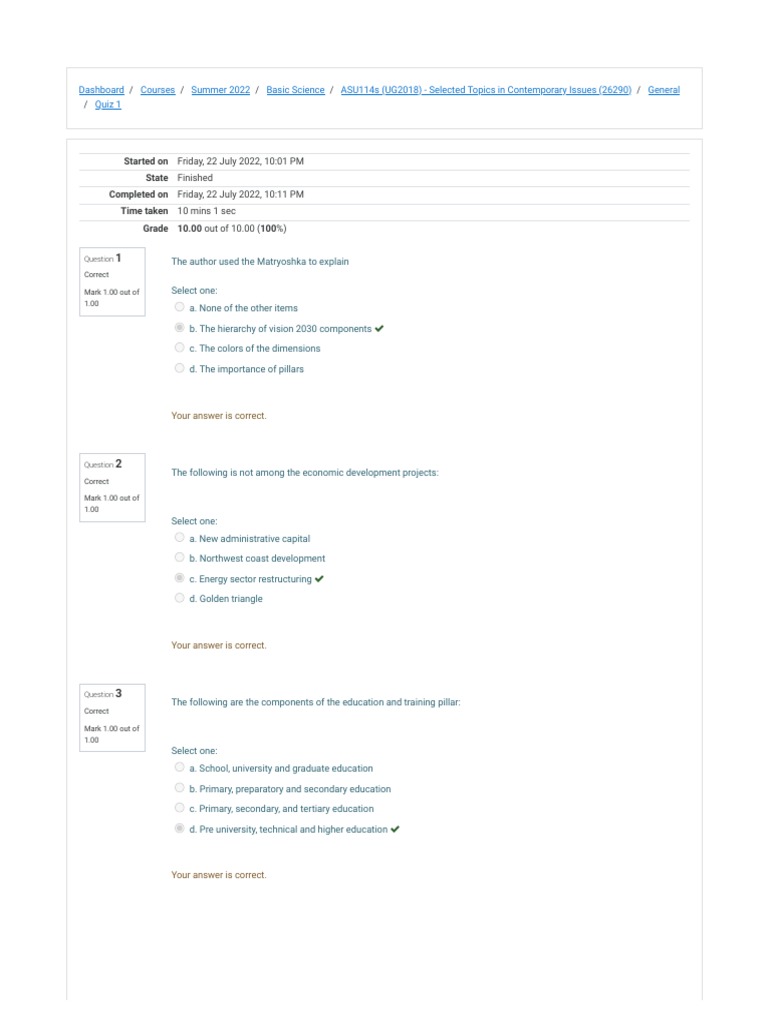 Quiz 1 - Final | PDF | Sustainability | Economies