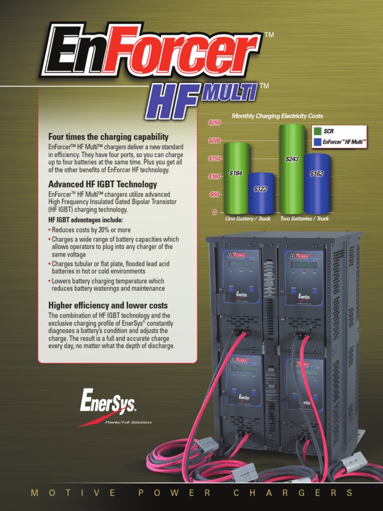 40.03 Enforcer HF Multi Cutsheet | PDF | Battery Charger | Computer ...