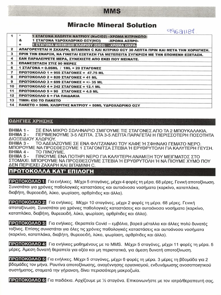 1.MMS Protocol DR Neophytos 99621187 | PDF