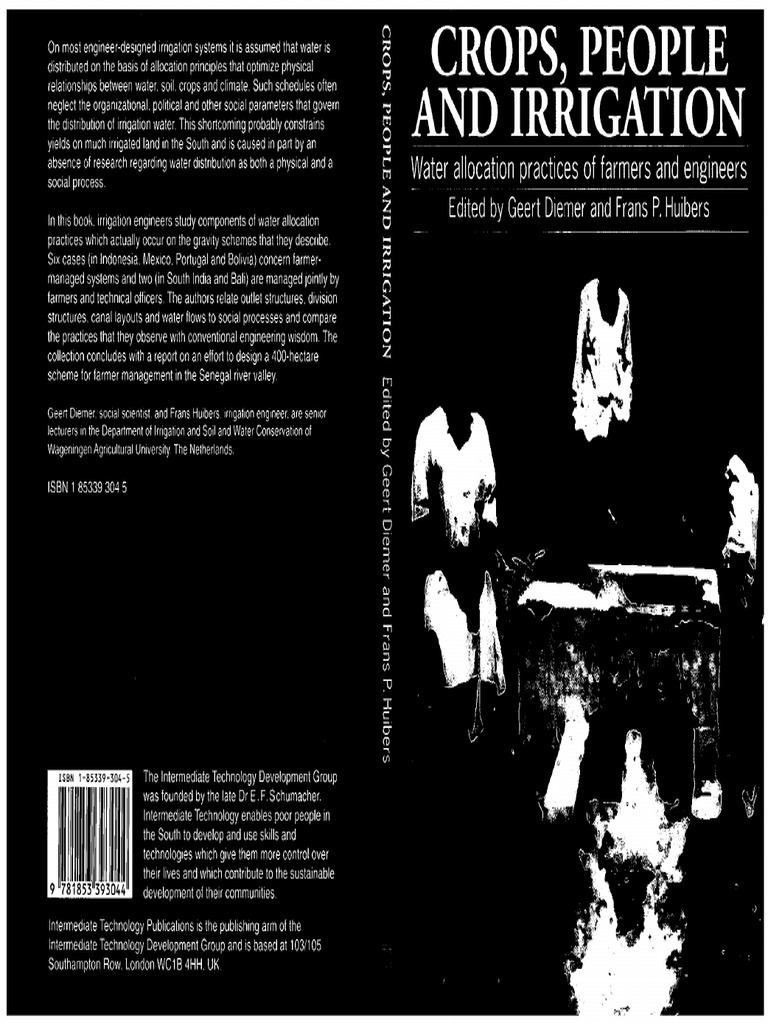 Crops People and Irrigation | PDF