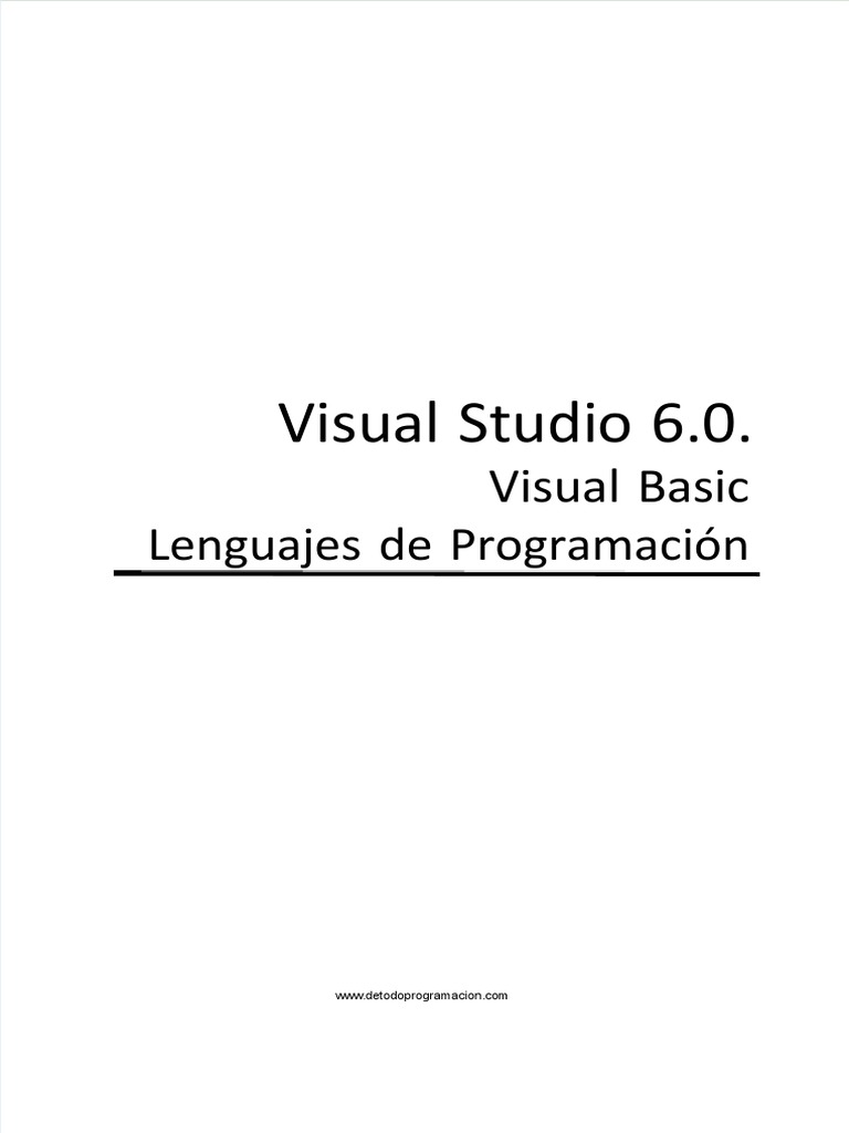 Fdocuments - in - Manual Practico Visual Basic 60 | PDF | Ventana (informática) | Active X Data ...