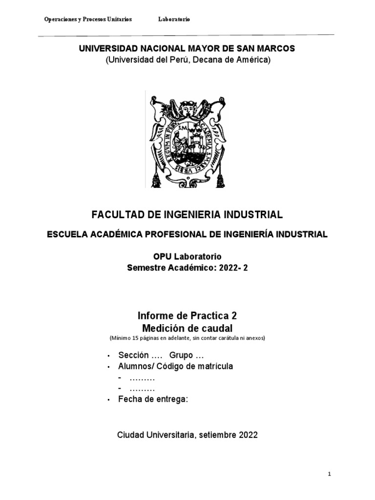 Fomato Informe 2 OPU Lab | PDF | Laboratorios | Science