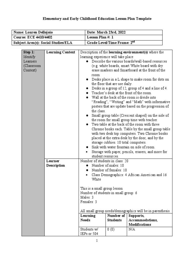Integrated Lesson Plan | Download Free PDF | Educational Assessment ...