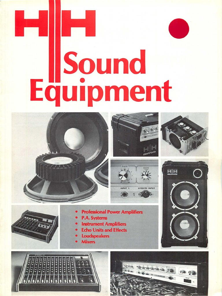 HH Electronic Sound Equipment | PDF