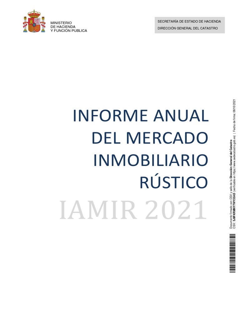 Informe Anual Mercado Inmobiliario | PDF | Datos geográficos e ...