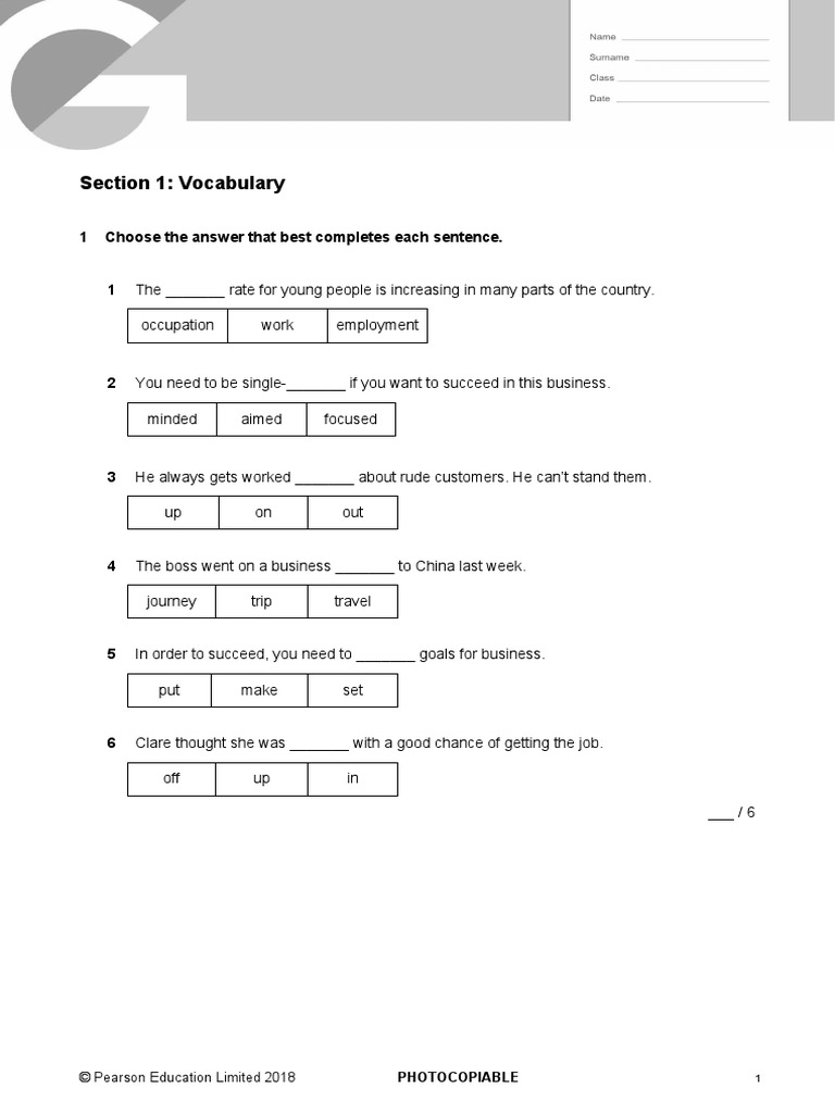 Gold B2 First NE DF PT03 | PDF | Career & Growth