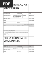 Ficha Técnica de Maquinaria | PDF | Perforar | Soldadura