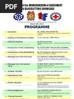 MOA Signing Event Program | PDF