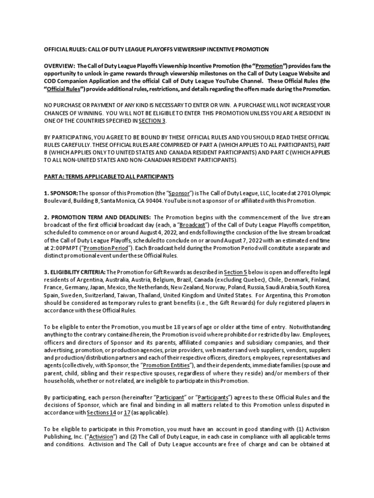 Championship Rewards Official Rules | PDF | Arbitral Tribunal | Damages