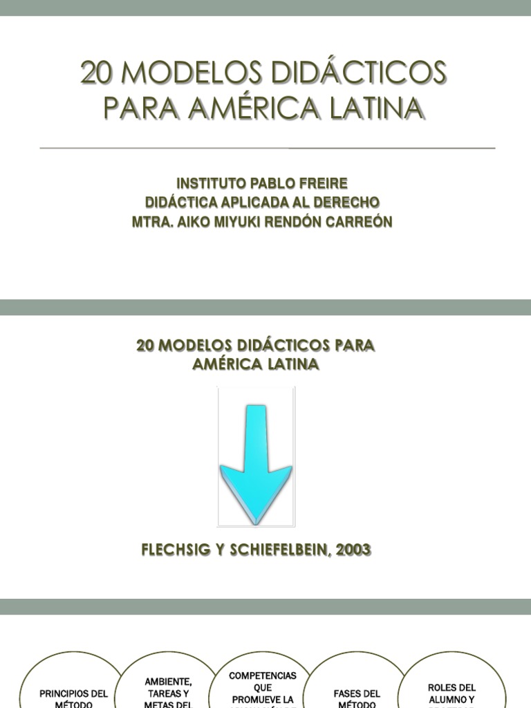 20 Modelos Didácticos para América Latina-Unifreire | PDF | Aprendizaje | Conocimiento