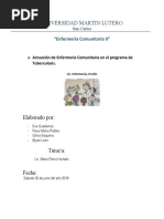 Red TAES: Enfermería y Tuberculosis | PDF | Enfermería | Tuberculosis