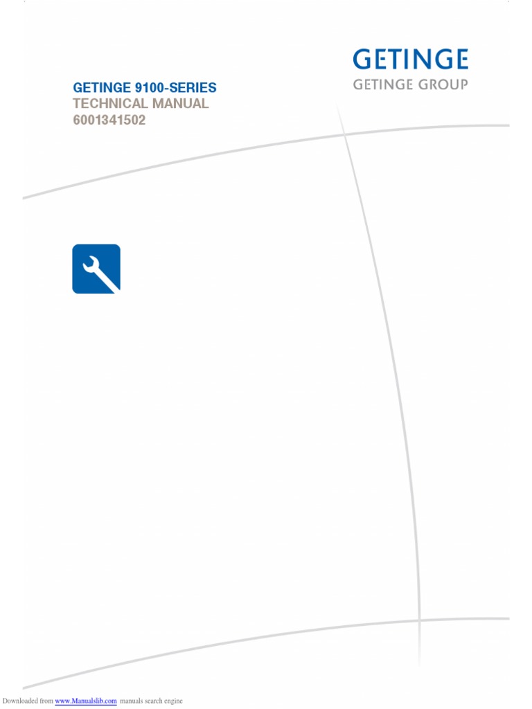 Technical Manual 6001341502: Getinge 9100-Series | PDF | Door | Pump